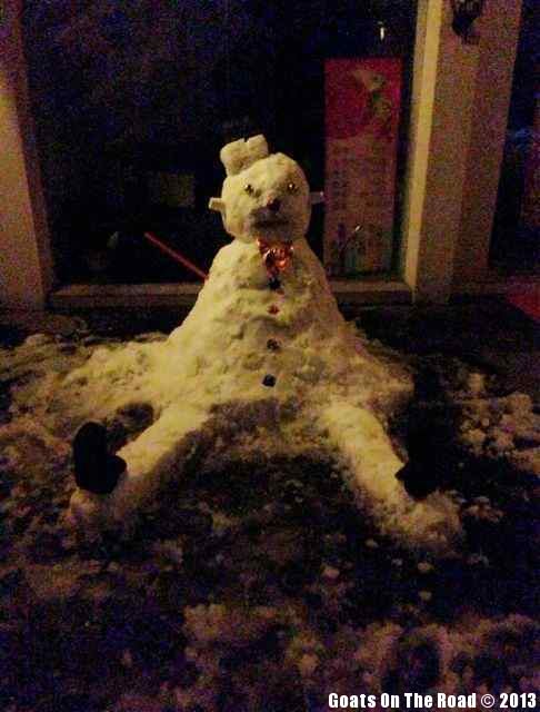 Funny Snowmen And X-rated Snow Creations From Around Yanghzou, China