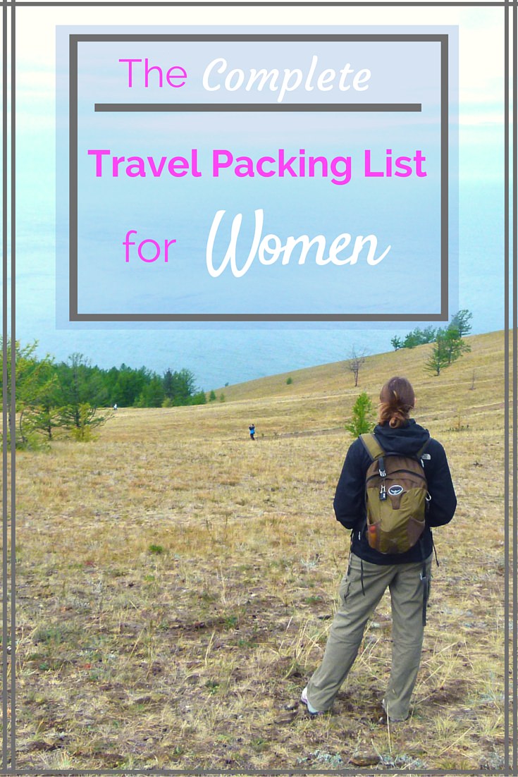 The Complete Travel Packing List For Women