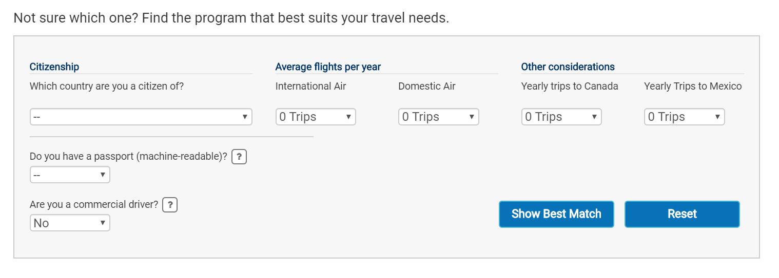 Trusted Traveler Programs: How To Decide Which is Right For You Trusted Traveler Programs: How To Decide Which is Right For You