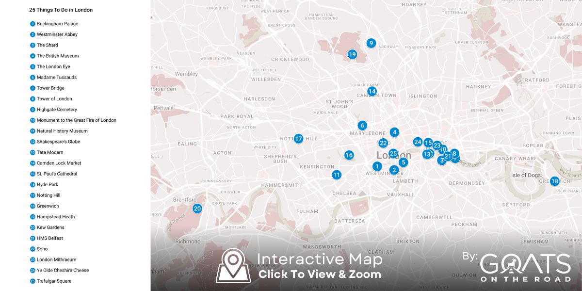 25 Best Places to Visit in London (+ Top Attractions)