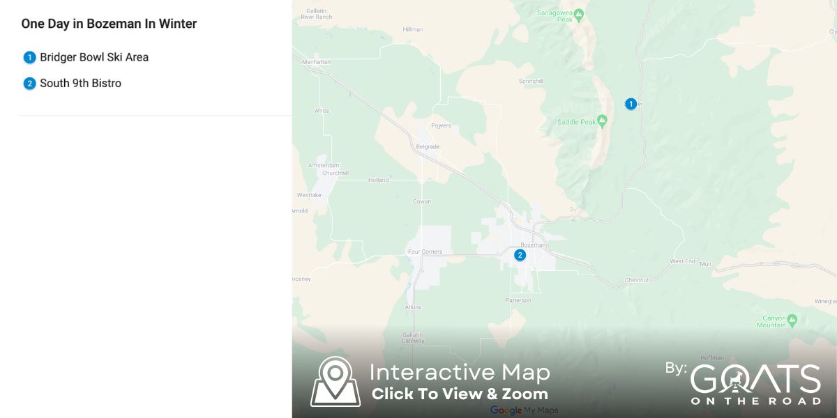 15 Things To Do in Bozeman in The Winter - Goats On The Road