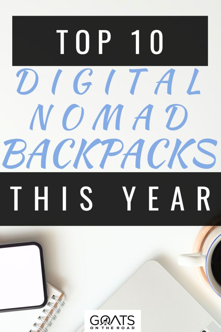 10 Best Digital Nomad Backpacks (+Pros & Cons) - Goats On The Road